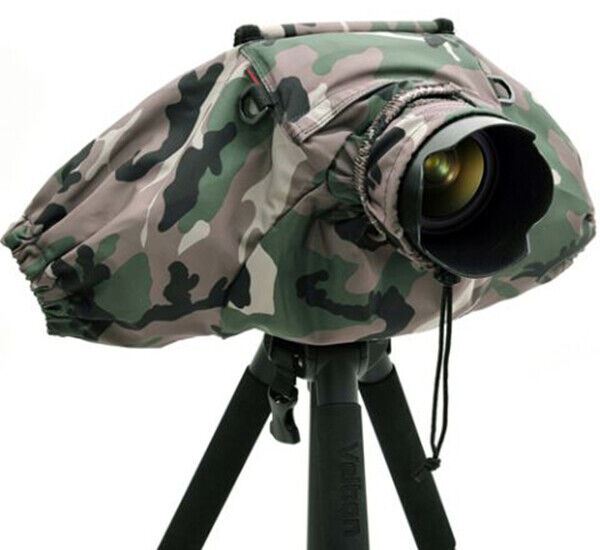 Matin DSLR ILCE Deluxe Camera Protective v2.0 Rain Cover CAMO Camoufla ...