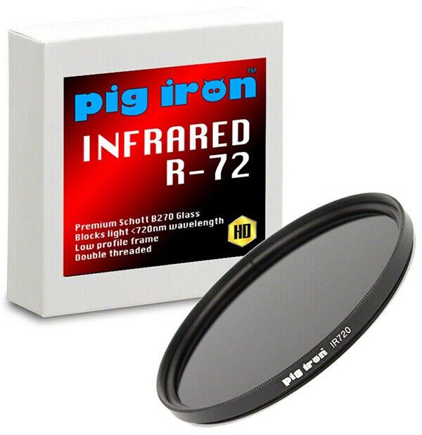 Pig Iron 39mm IR Infrared R-72 Filter Premium Schott Glass 720nm Optic ...